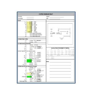 HSS Bracing Punch Plate Connection Design Excel Sheet - Get into Cart